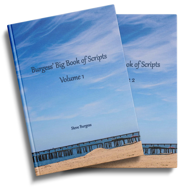 Burgess’ Book of Scripts Vol 1 & Vol 2 Bundle - Steve Burgess Hypnosis